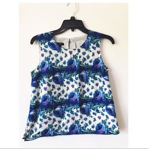 Talbots | Tops | New Talbots Silk Blend Floral Flower Top Tank 6 | Poshmark
